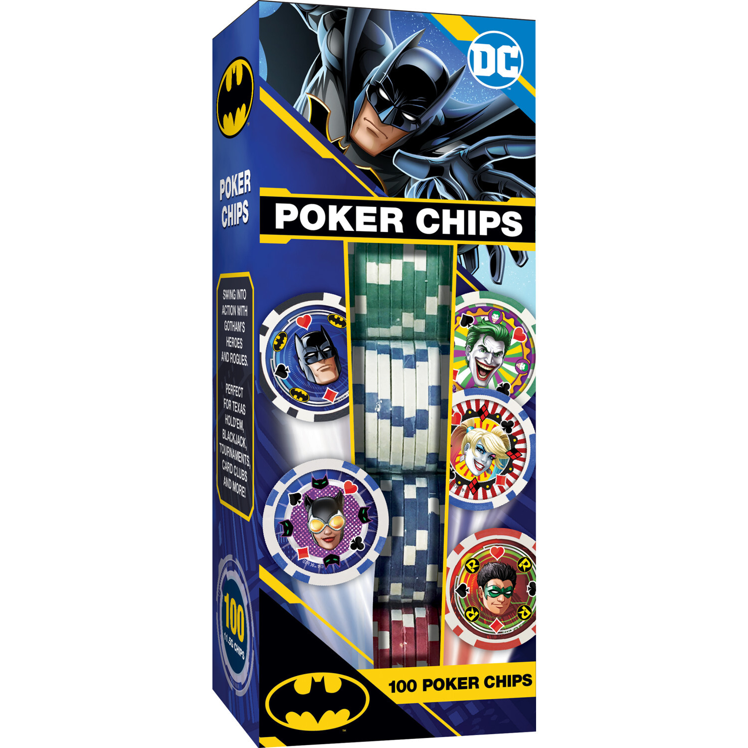 MasterPieces - Batman Poker Chip Set - 100 Piece