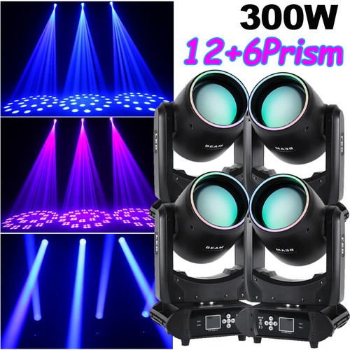 300W 12+6Prism LED Beam Moving Head Stage Light RGBW Spot DMX DJ Disco ...
