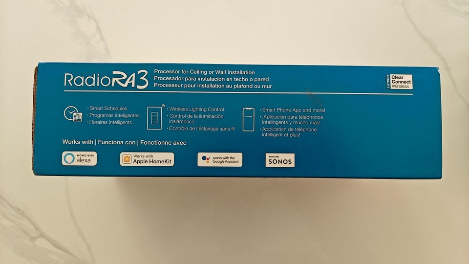 Lutron RR-PROC3-CW RadioRa3 Processor includes ceiling mount accessory ...