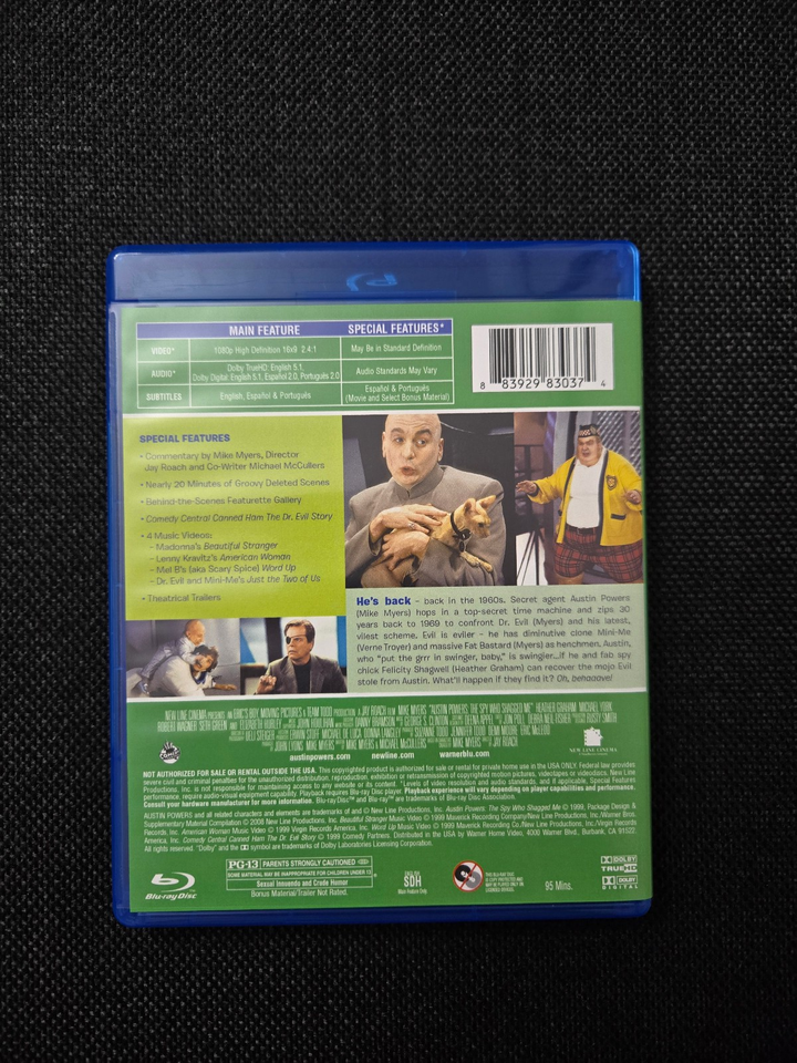 Austin Powers: The Spy Who Shagged Me (Blu-ray, 1999) | eBay UK