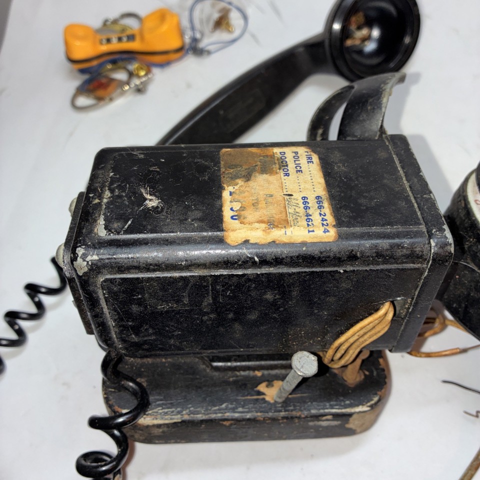 Vintage Bell System Wall Phone Rotary Dial. | eBay