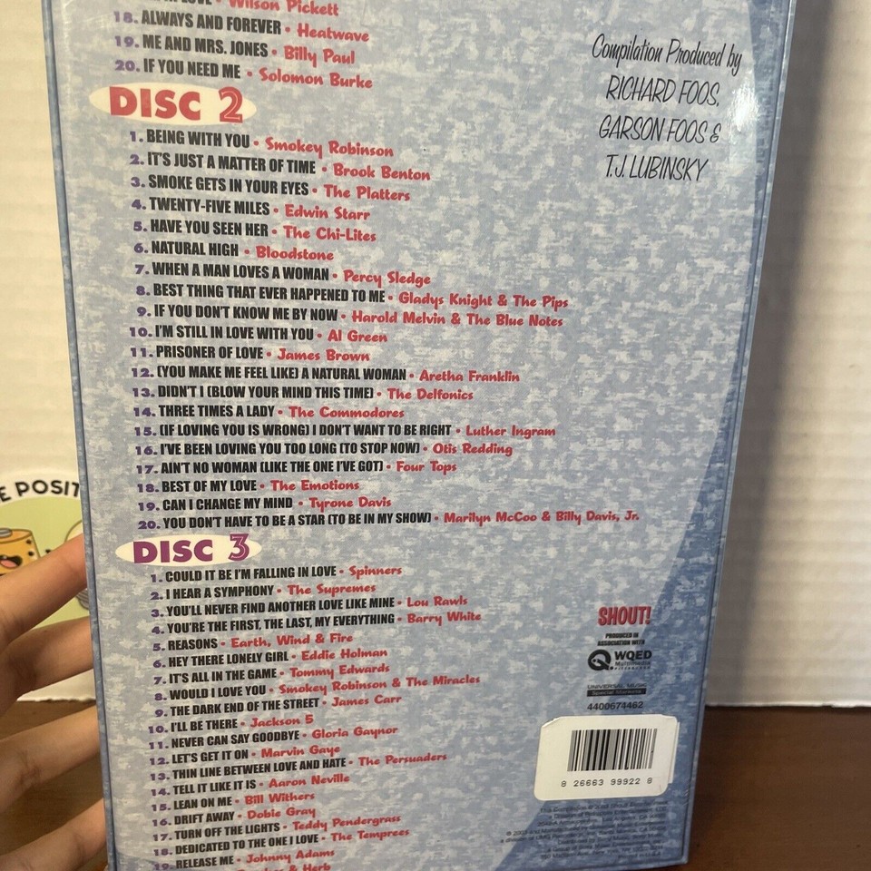 Sealed Rhythm Love and Soul The Sexiest Songs of R&B 3-CD Bonus 4th ...