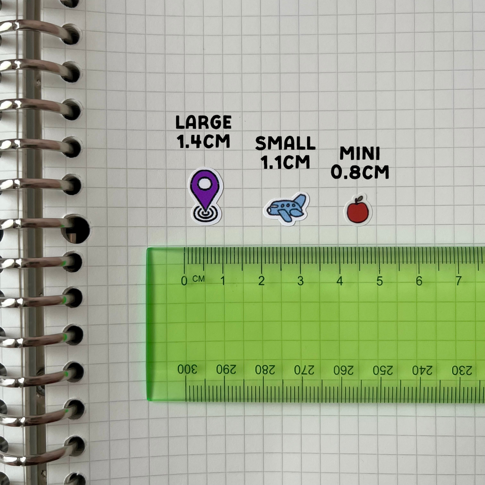 Penne Shape Pasta Planner Stickers - Italian Food Cuisine | eBay