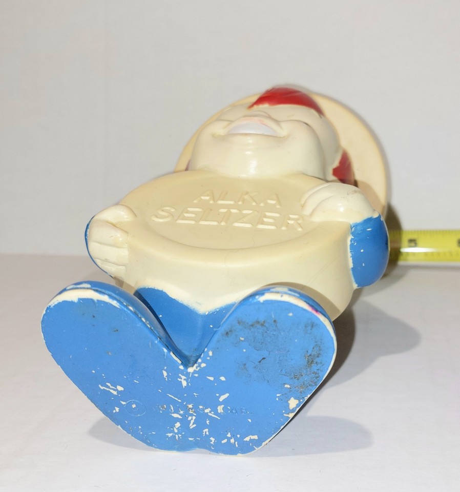 Large Speedy Alka Seltzer advertising vinyl figure doll not mint 8 inch ...