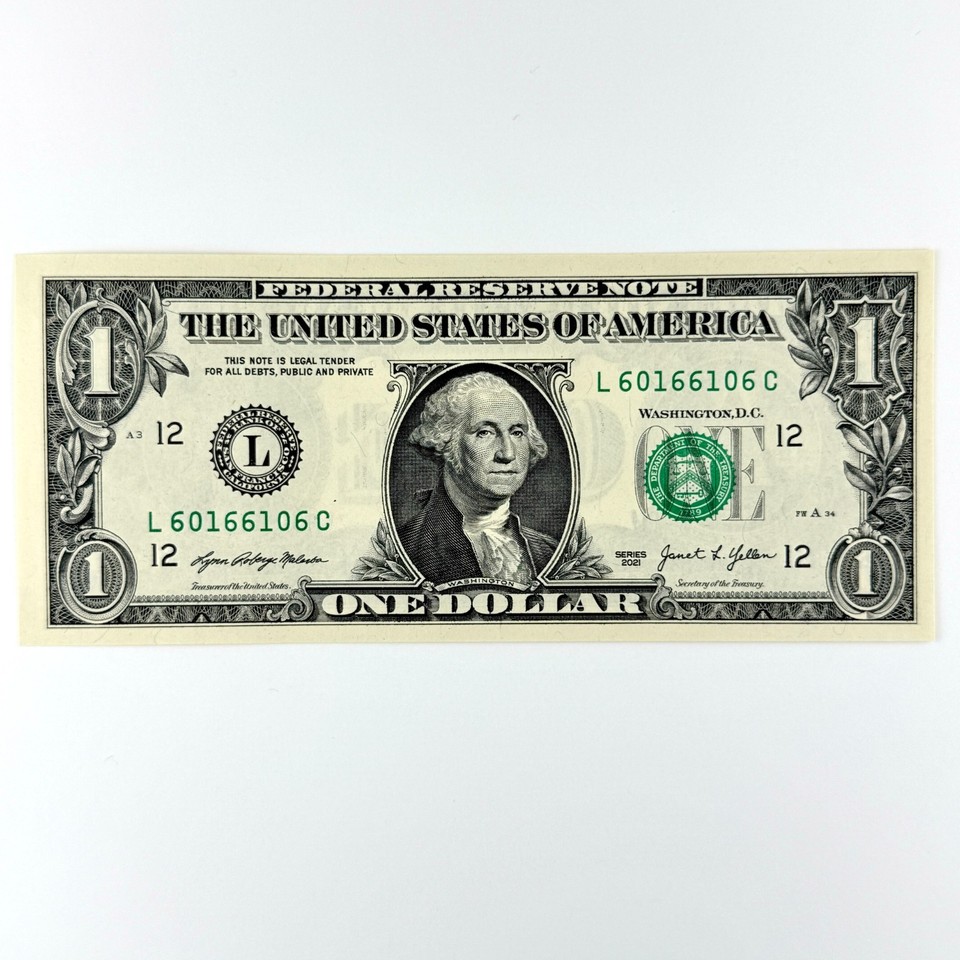 Dollar Bill 0s 1s 6s Flipper Radar Uncirculated 6016 6106 Fancy Serial ...