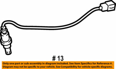 89465-48270 Toyota Sensor, oxygen no.2 8946548270, New Genuine OEM Part ...