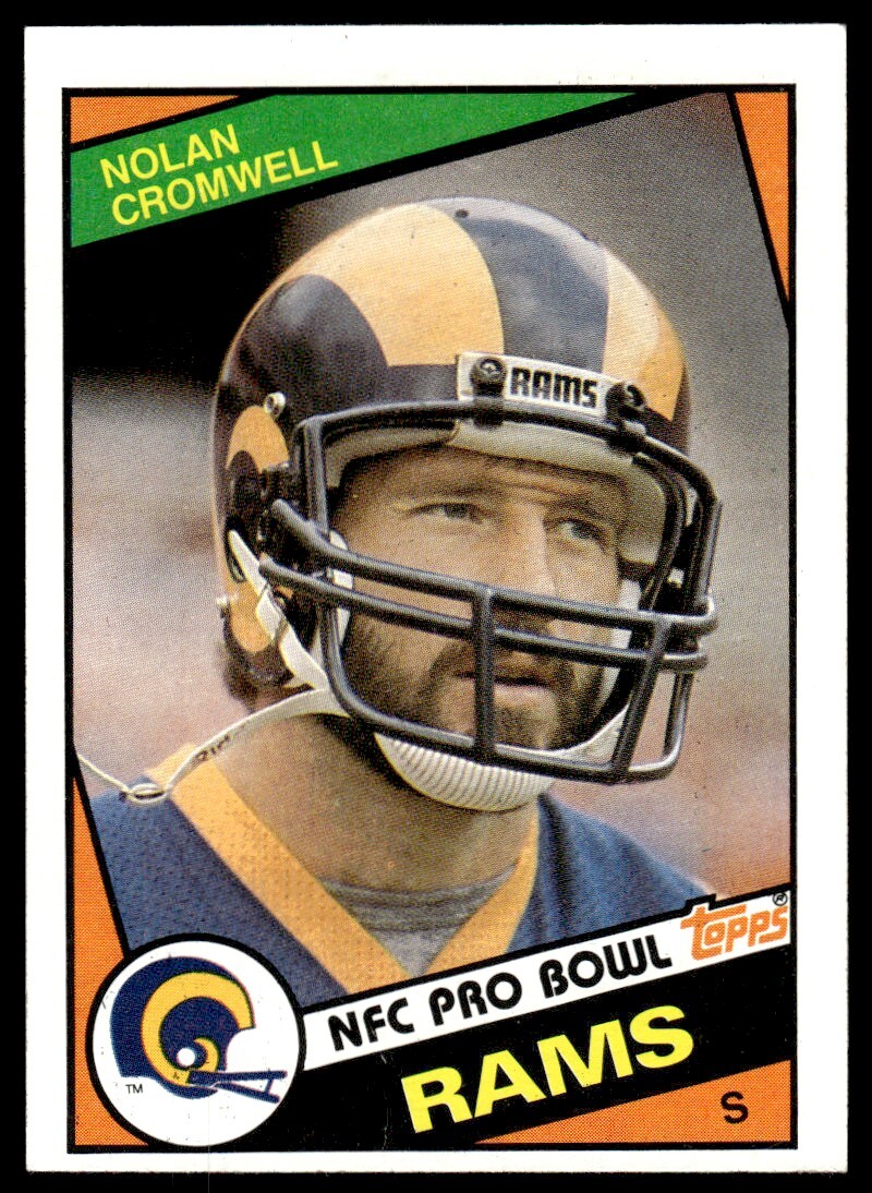 1984 TOPPS NOLAN CROMWELL K LOS ANGELES RAMS #279 | eBay