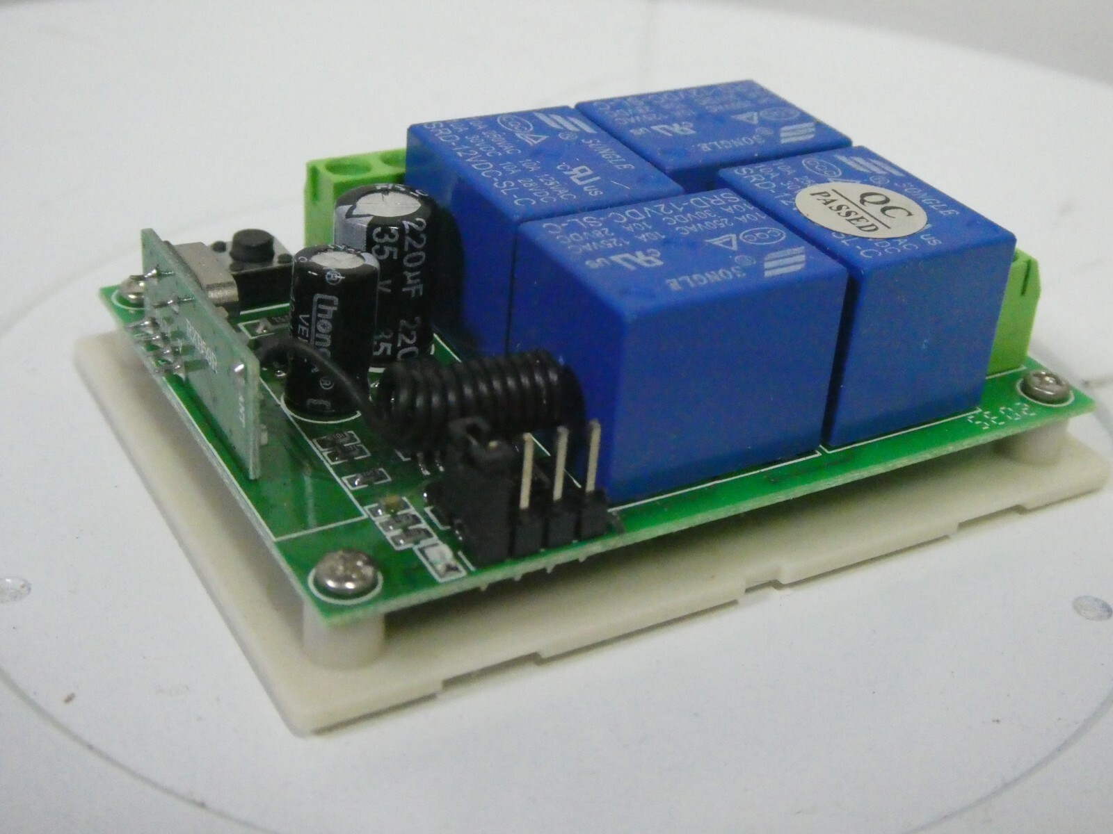 12V 4 Channel Remote Relay Switch 315mhz with 2 Remote Controls | eBay