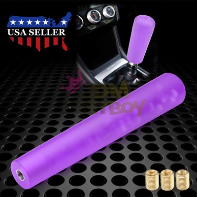 Purple Shift Knob Stick Frosted Matte Crystal Bubble Throw Gear Shifter ...