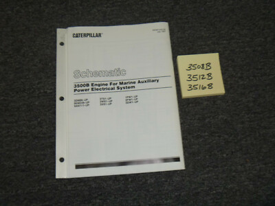 Caterpillar 3516B Engine Aux Electrical Wiring Diagram Schematic Manual ...