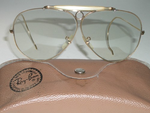 1960's VINTAGE B&L RAY-BAN 1/10 12K GF GRAY TRANSITION LENS SHOOTERS ...