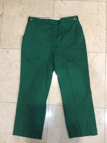Vtg HIGGINS Caddy Shack Men Pants Green Adjustable Waist Golf ...