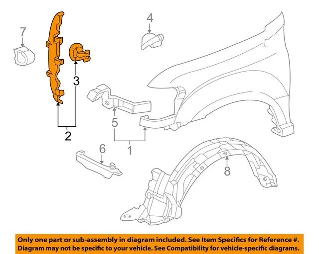 TOYOTA 538670C020 Genuine OEM Factory Original Seal for sale online | eBay