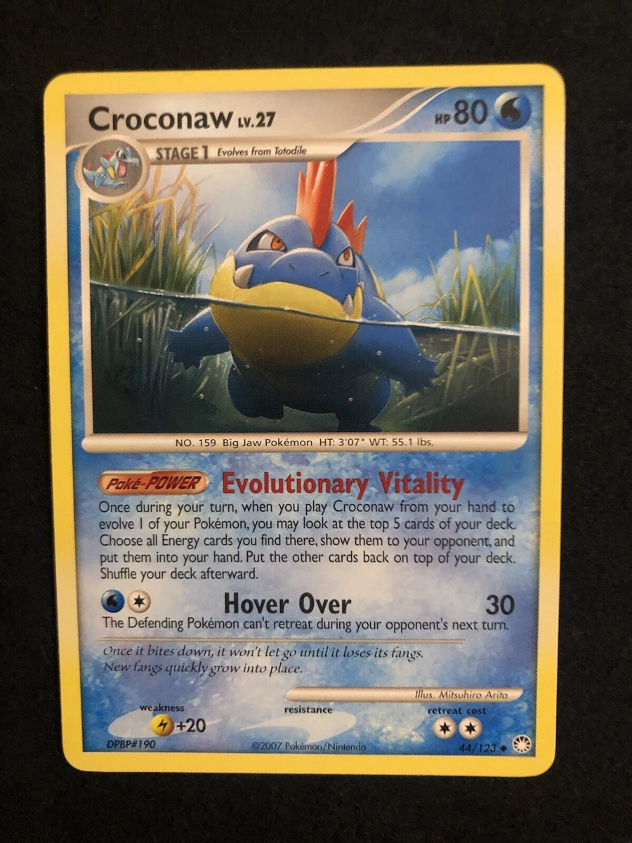 Croconaw Pokemon Card