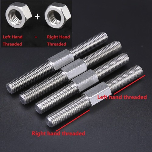 M4-M16 Double End Threaded Stud Bar Screw Bolt Right&Left Thread ...