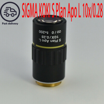 1PCS USED - Microscope objective SIGMA KOKI S Plan Apo L 10x/0.28 | eBay
