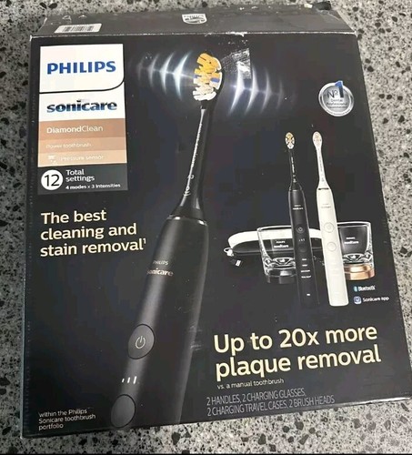Philips Sonicare DiamondClean HX9912/98 Rechargeable Sonic Toothbrush 2 ...