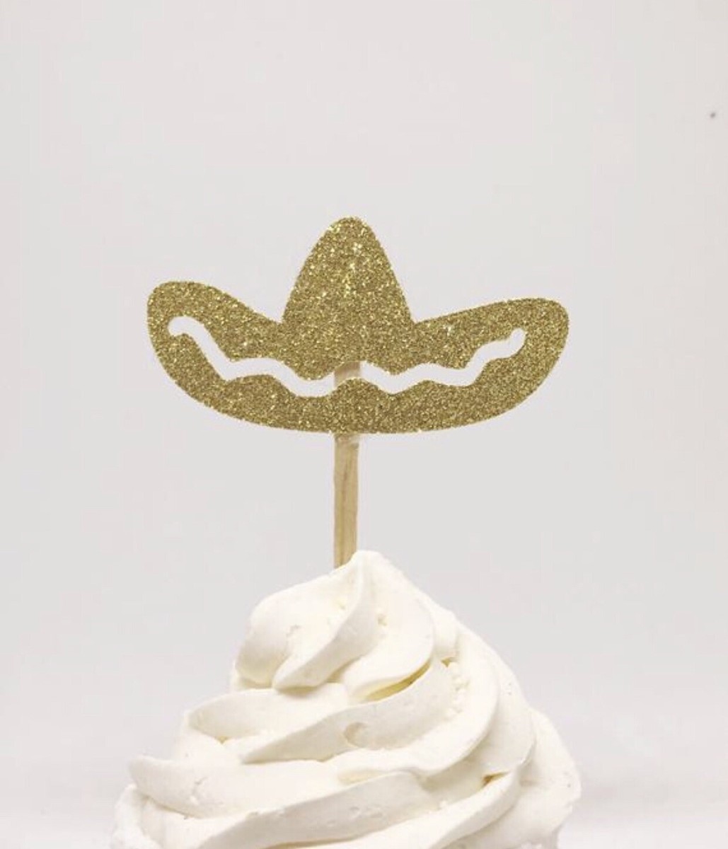 Sombrero Cupcake Toppers