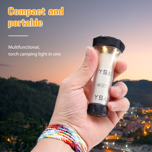 LED Outdoor Emergency Flashlights USB Rechargeable Portable Lighthouse ...