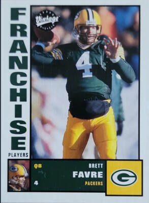 2001 Upper Deck Vintage Brett Favre FRANCHISE PLAYERS card #FP3 | eBay