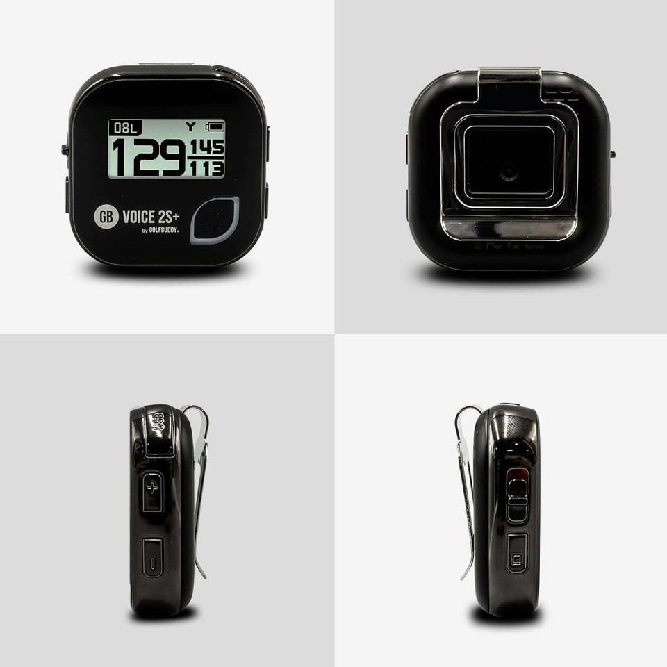 GolfBuddy Voice 2S+ Talking GPS Golf Rangefinder Black GB7-VOICE2-S+ ...
