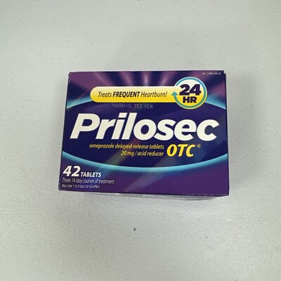 Prilosec OTC Frequent Heartburn Acid Reducer Tablets 42 Ct, Exp 12/2024 37000359074 | eBay