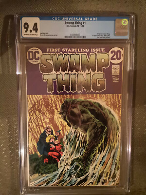 Swamp Thing (1972) #1 CGC 9.4 1st appearance of Alec and Linda Holland ...