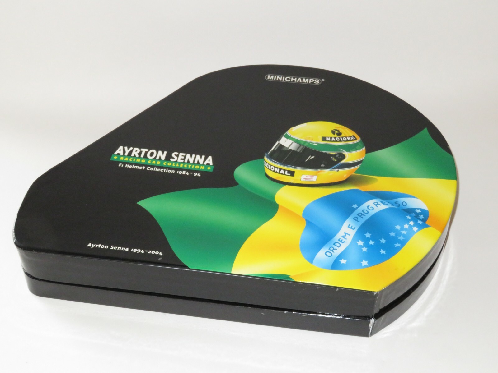 1:8 Scale Minichamps Ayrton Senna Diecast Helmet Collection - 1984-1994 ...