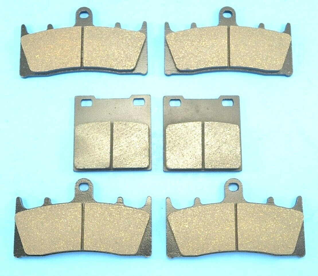 F+R Brake Pads Fit Suzuki Hayabusa GSX1300 R 1999-2007 200 2001 2002 ...