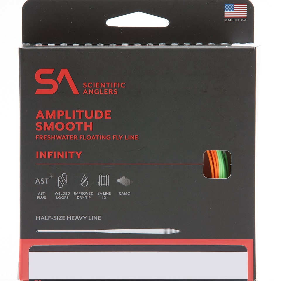 Scientific Anglers Amplitude Smooth Infinity Fly Line - Orange - FREE ...