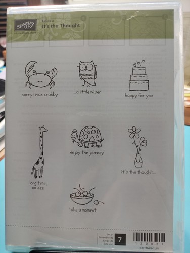 Stampin'up It's The Thought Stamp Set | eBay
