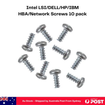 Intel LSI DELL HP IBM HBA and Network Card Screws 20 pack | eBay Australia