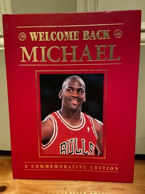 WELCOME BACK MICHAEL A COMMEMORATIVE EDITION (1995) HARDCOVER BOOK ...