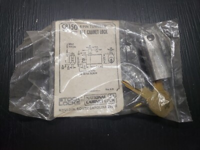 Stock Locks National Cabinet Lock C8150 Vintage Rare NOS Mauldin South ...