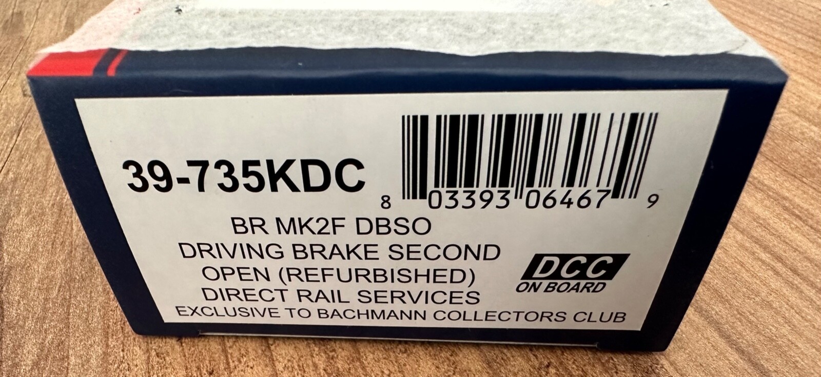Bachmann 39-735KDC DRS Mk2F DBSO Coach DCC Fitted (OO Scale) Collectors ...