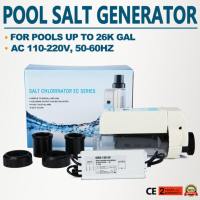 Salt Chlorine Generator Pool Water Complete Salt Chlorinator System ...