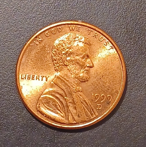 1999-D Lincoln Memorial Cent Penny US Coin Close AM (#9) | eBay