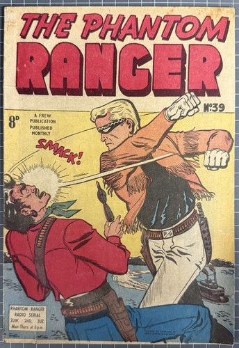 THE PHANTOM RANGER #39 [FREW PUBLICATIONS] AUSTRALIAN PRE-DECIMAL COMIC ...