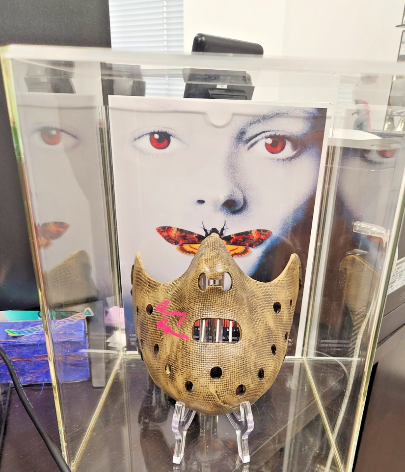 Anthony Hopkins Signed Hannibal Lecter Mask Silence Of The Lambs w ...