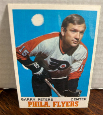 1970-71 OPC O-Pee-Chee Garry Peters Nm Philadelphia Flyers #196 | eBay