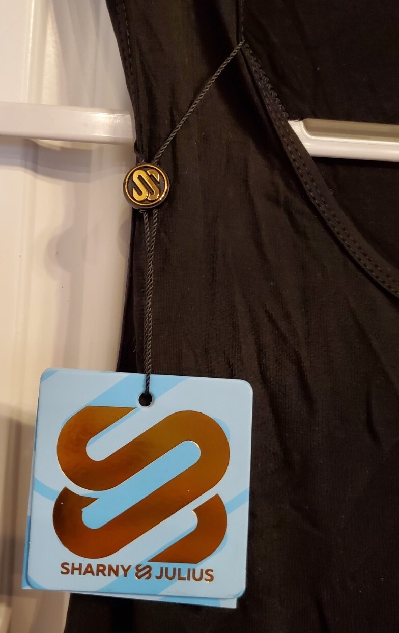 Women's Sharny & Julius SJ Softskin Mumlet Bamboo Singlet Top Black ...