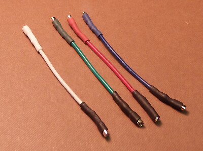 Turntable Headshell Cartridge Wires Leads Cables Gold Plated NEW | eBay