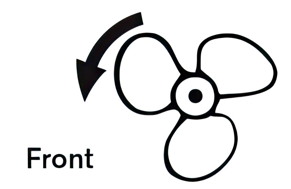 Volvo Penta I5 Duo Prop Aluminum Forward Propeller DPS Drive 21260645 3 ...