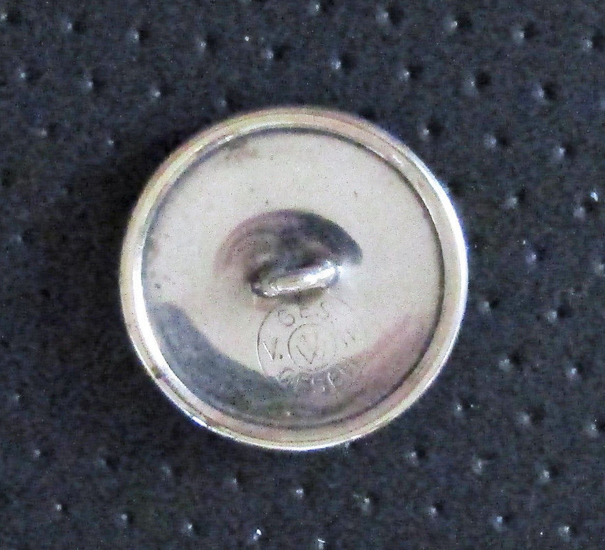 Vintage Knight on Horse 1486 Silver Metal Button Shank Back Gesch GES ...