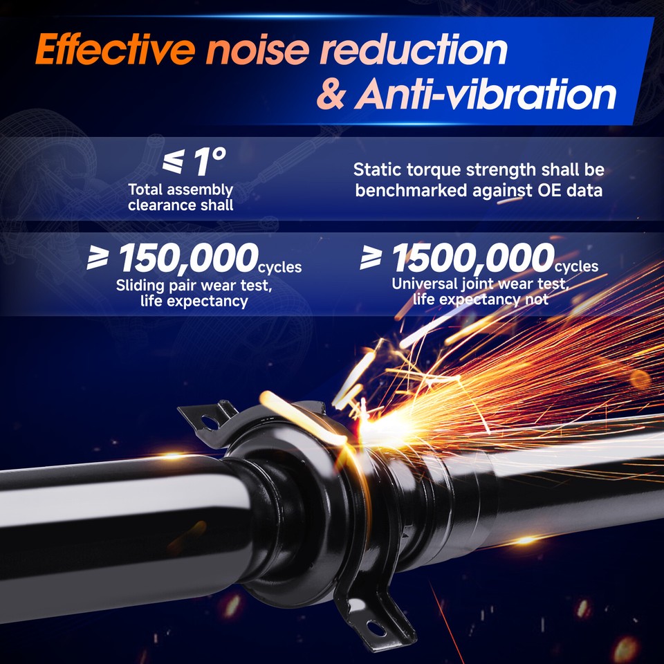 Rear Drive Prop Shaft For 2014-2021 Polaris RZR XP & XP4 1000 1333424 ...