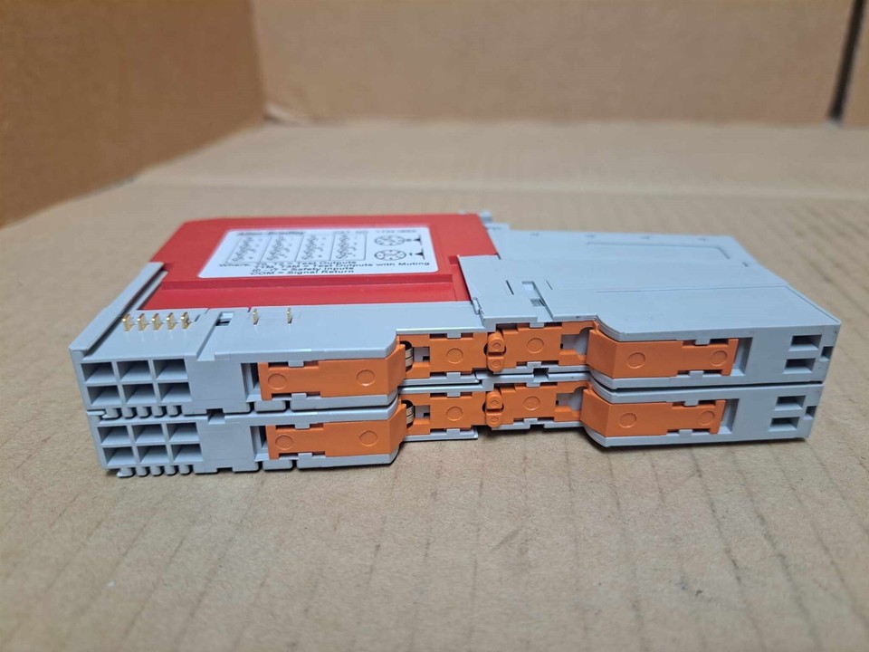 Allen Bradley Safety Input Module w/ Backplane Cat. No. 1734-IB8S Ser ...