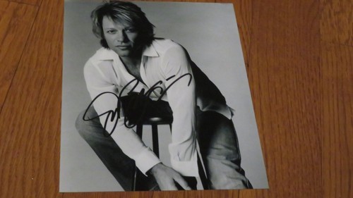 Jon Bon Jovi Autographed Hand Signed Photo 8x10 | eBay