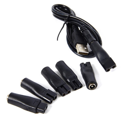 8PCS/set Universal USB charging cable Set for shavers/ trimmers ...