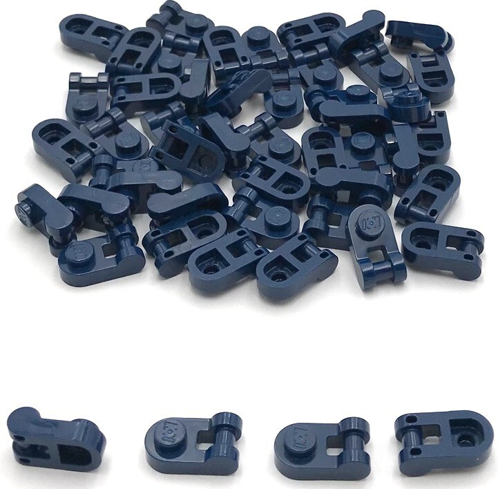 Lego 50 New Dark Blue Plates Round 1 x 1 with Bar Handles Parts | eBay