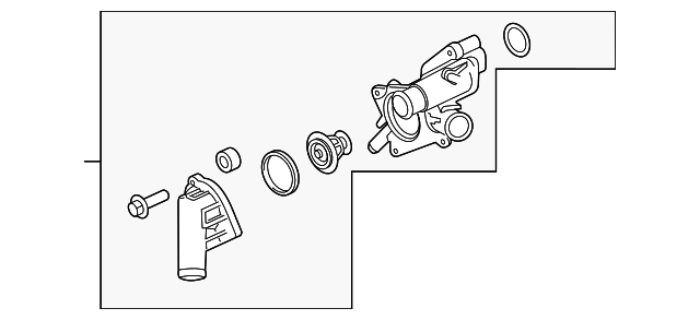Genuine Ford Thermostat Housing HL3Z-8A586-C for sale online | eBay